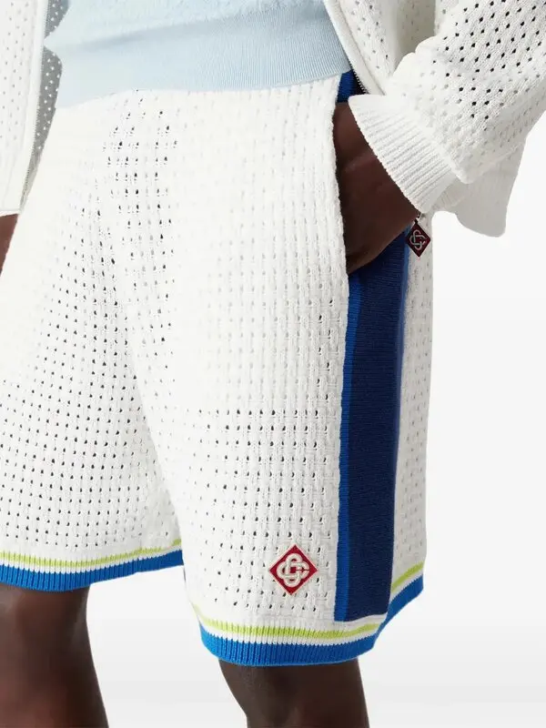 Casablanca Knitted Mesh Shorts