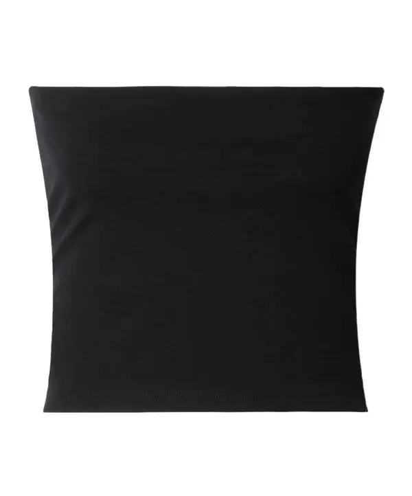LESET Cropped Stretch-ponte Top