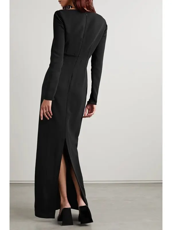 Roland Mouret Long-sleeved Maxi Dress