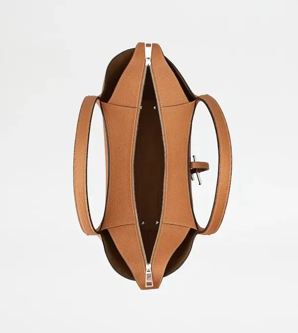 TOD'S T Timeless Shopping Bag In Leather Small