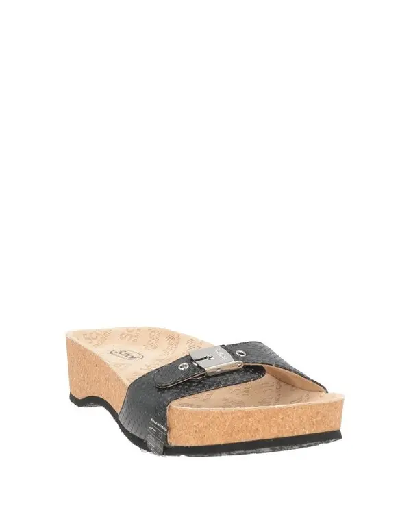 Balenciaga Minimalist Leather Wedge Sandals