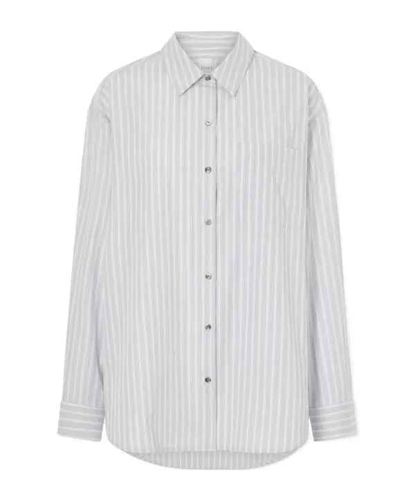 LESET Striped Cotton-blend Shirt