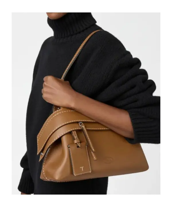 TOD'S Wave Bag In Leather Small