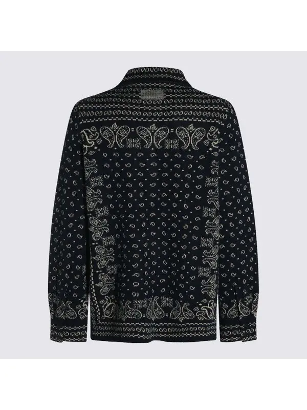 Guest In Residence Intarsia Cashmere Cardigan