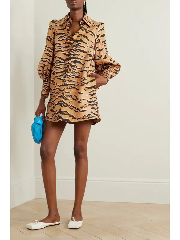 Zimmermann Tiger-striped Dress