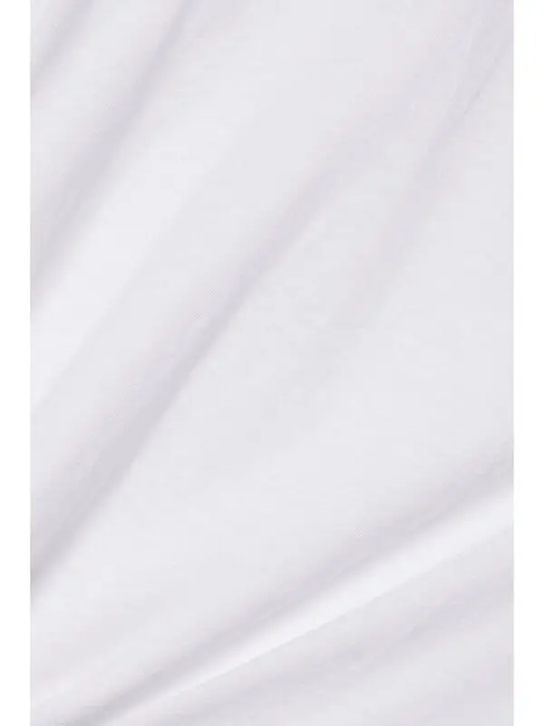 LESET Cropped Slub Cotton-jersey T-shirt