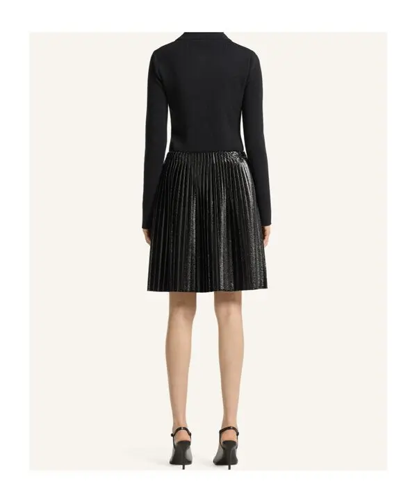COURREGES Courrèges Pleated Vinyl Skirt