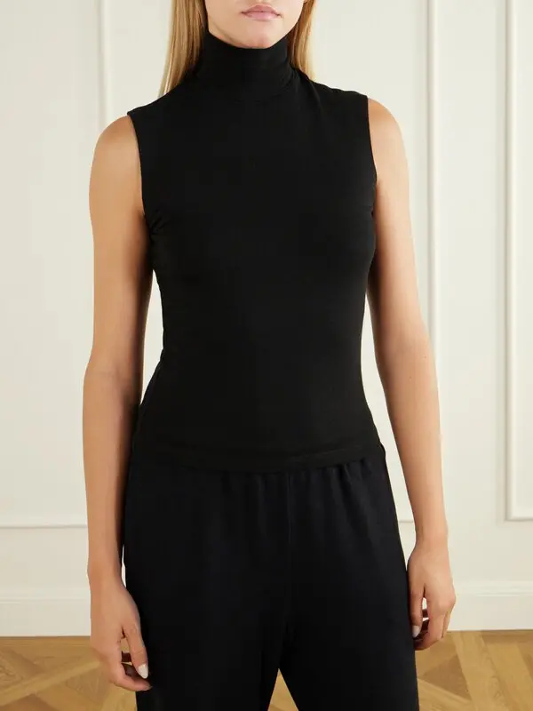 LESET Lauren Stretch-knit Top