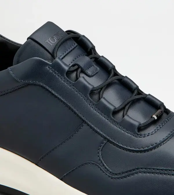 TOD'S Red Dot Sneakers In Leather