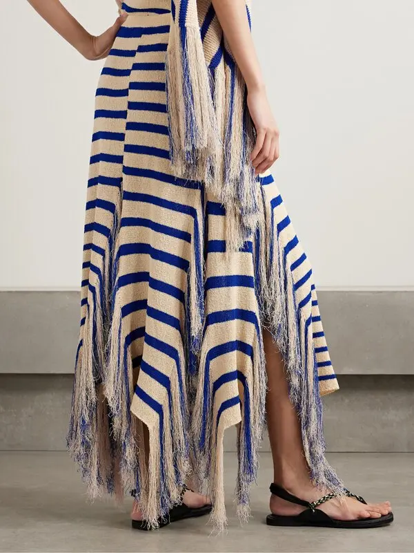 Proenza Schouler Simple Fringed Dress