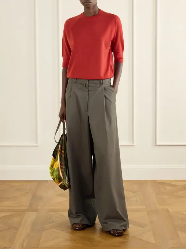 Dries Van Noten Solid-color Short-sleeve Sweater