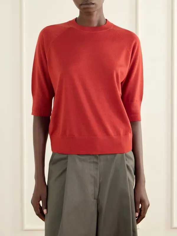 Dries Van Noten Solid-color Short-sleeve Sweater