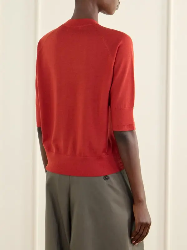 Dries Van Noten Solid-color Short-sleeve Sweater