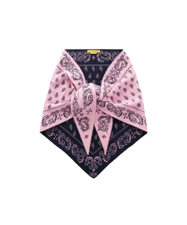 Guest In Residence Paisley-print Knitted Scarf - No