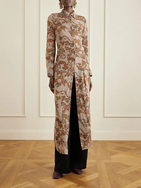 Dries Van Noten Light Flowing Long Dress