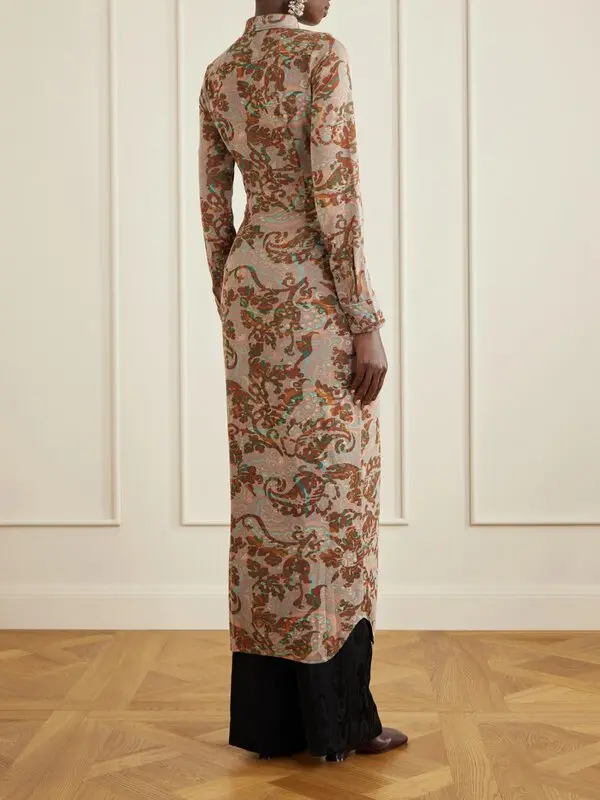 Dries Van Noten Light Flowing Long Dress