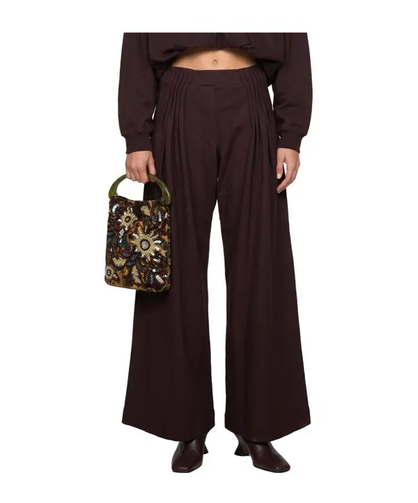 Dries Van Noten Comfortable Loose-fitting Cotton Pants