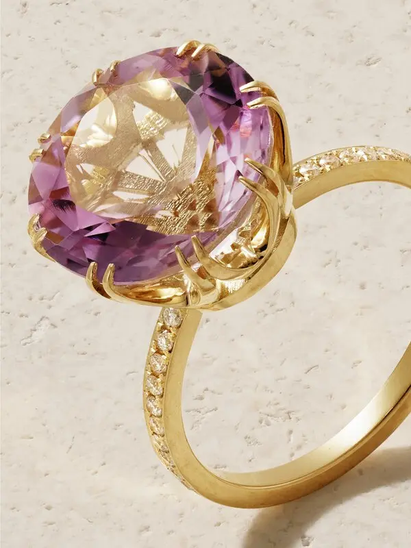 Ileana Makri 18-karat Gold Diamond Ring