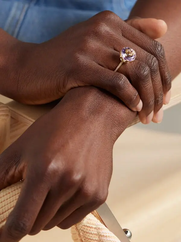 Ileana Makri 18-karat Gold Diamond Ring