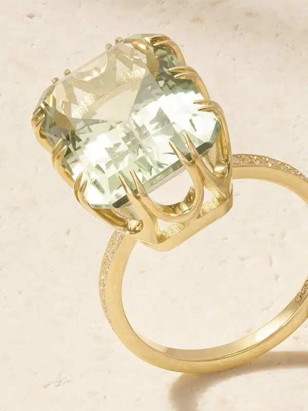 Ileana Makri 18-karat Gold Diamond Ring