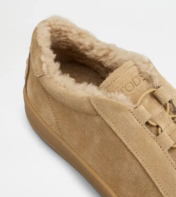 TOD'S Sneakers In Suede Lining In Sheepskin