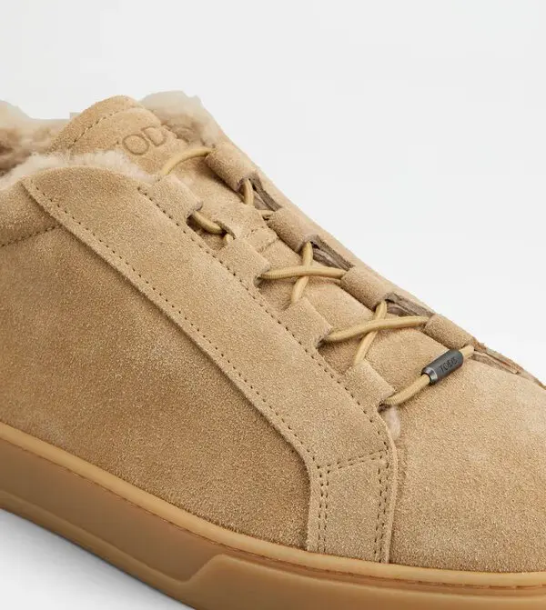TOD'S Sneakers In Suede Lining In Sheepskin