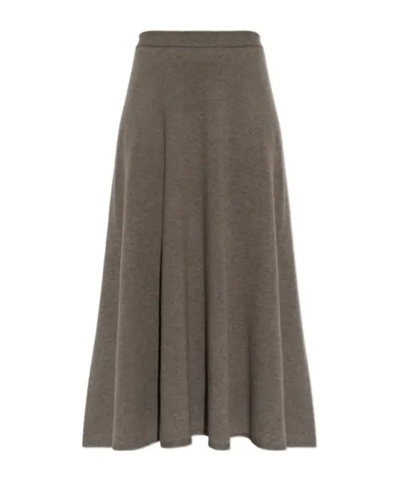 Fabiana Filippi Knit Skirt - Brown