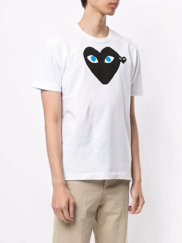 Play Comme Des Garcon Logo Print T-shirt