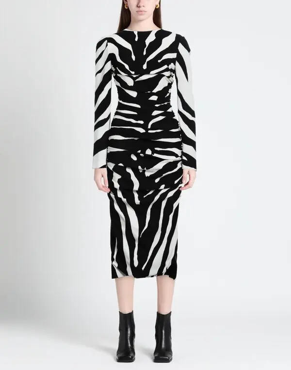 Dolce & Gabbana Zebra Print Fitted Dress