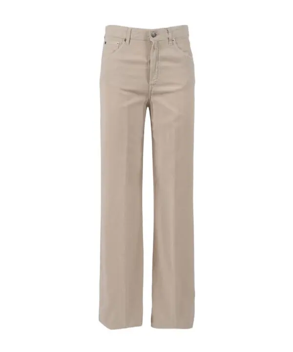 DONDUP High Waist Wide Leg Jeans - Black