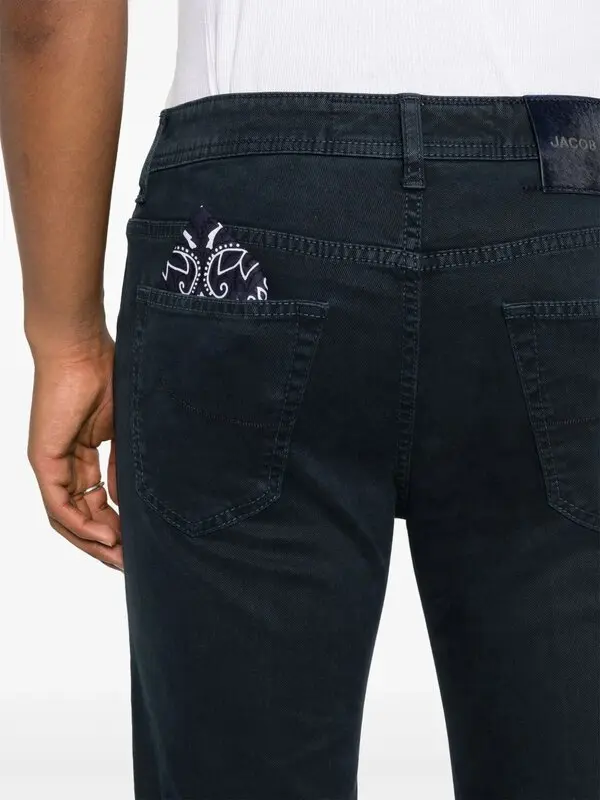 JACOB COHЁN Scott Garment-dye Twill Pants