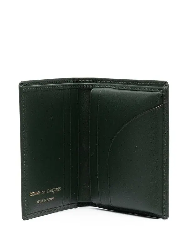 Comme Des Garçons Leather Folded Wallet - Green