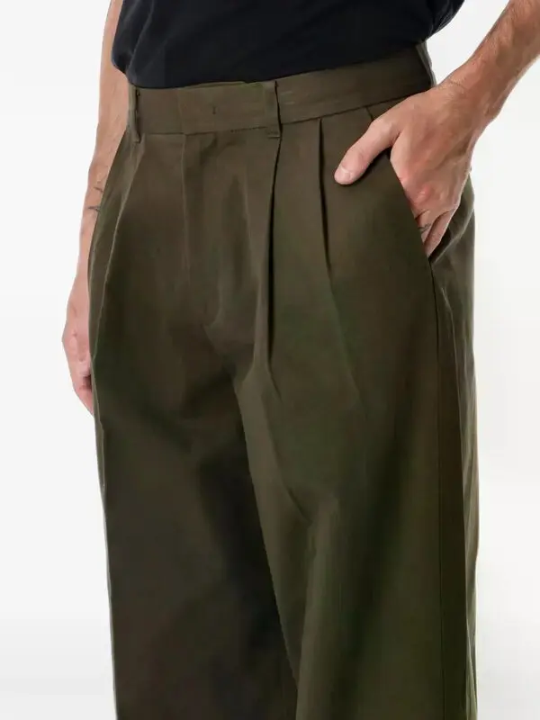 DUNST Double-pleated Wide-leg Trousers