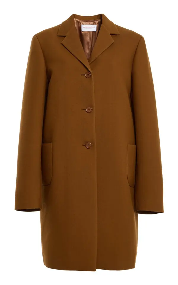 Michael Kors Reefer Wool-blend Coat