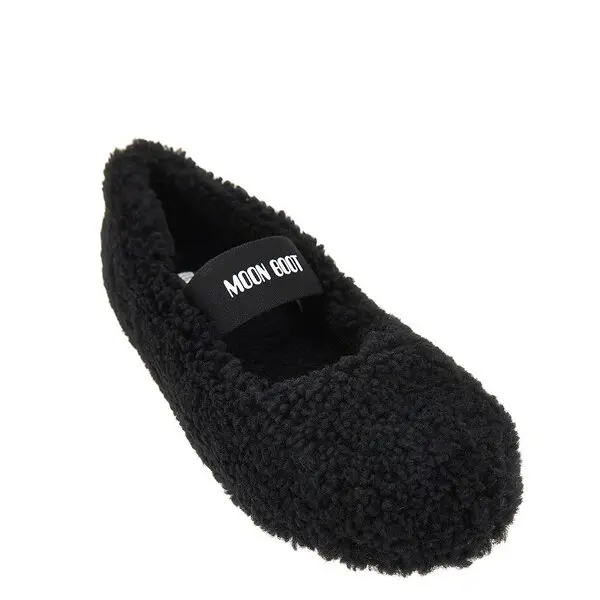 Moon Boot Shearling Ballet Flats