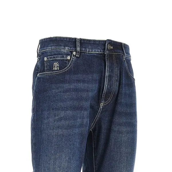 Brunello Cucinelli Stretch Denim Leisure Fit Jeans