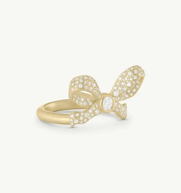 CECE JEWELLERY Promises Diamond Ribbon Ring