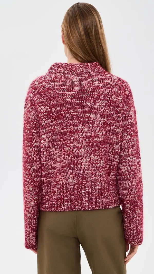 Rag & Bone Marlee Crew Sweater - Red