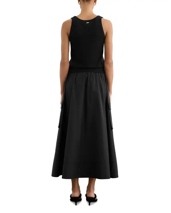 TOCCIN Elodie Cargo Midi Skirt - Jet
