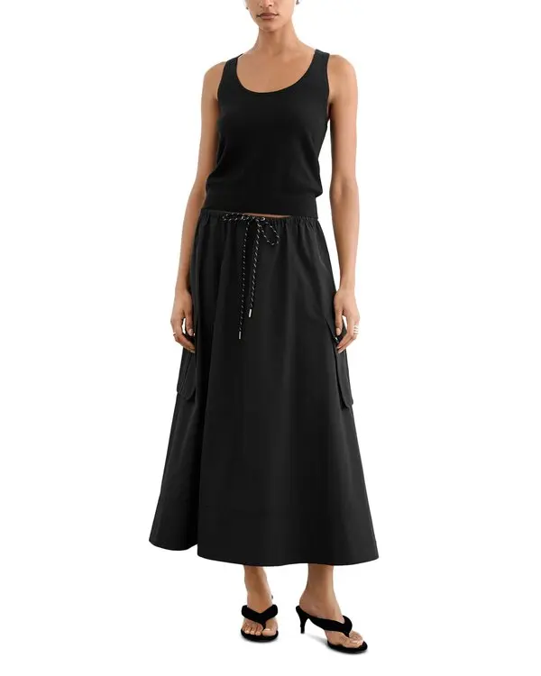 TOCCIN Elodie Cargo Midi Skirt - Jet