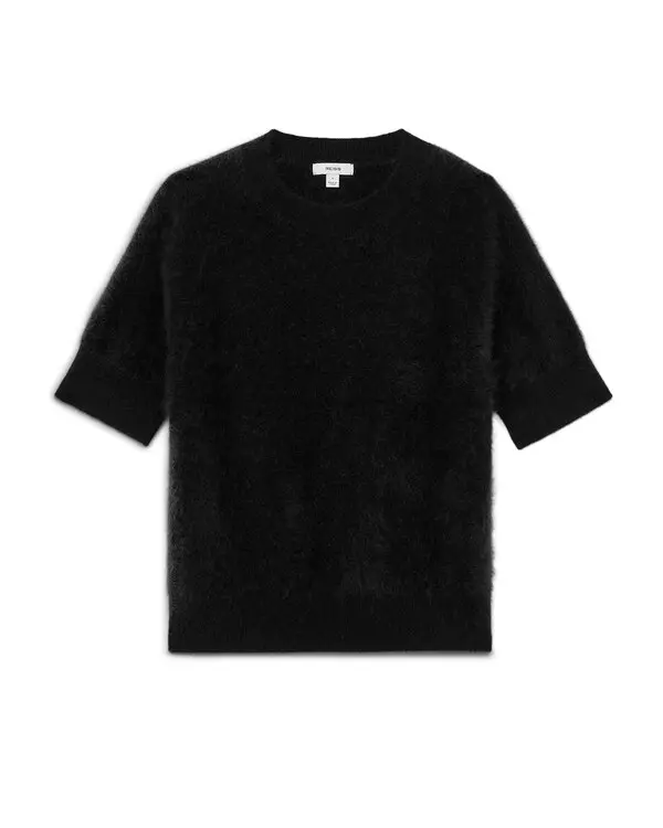 REISS Julia Brushed Cashmere Tee
