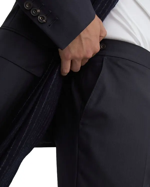 REISS Success Classic Fit Wool Suit Pants