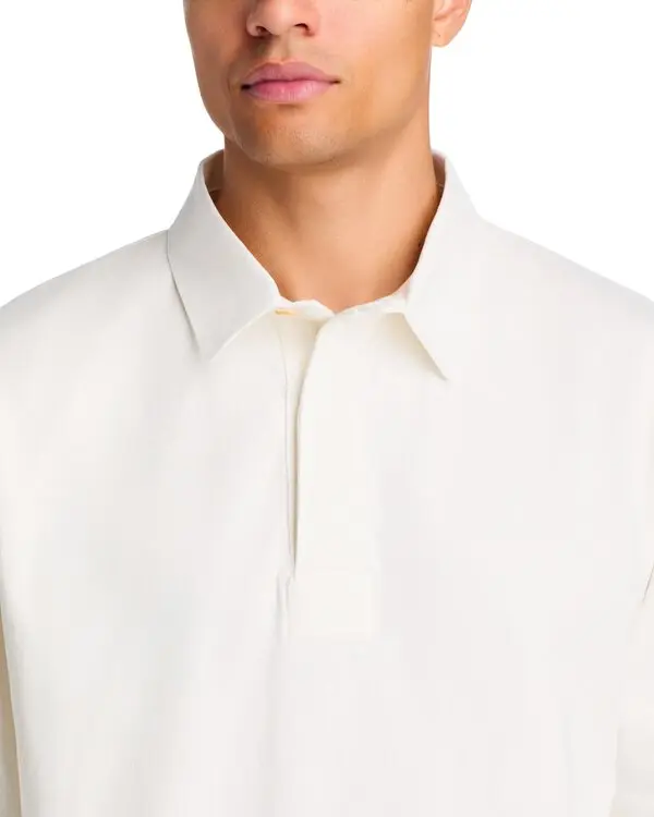 Studio Nicholson Cotton Jersey Rugby Polo - Parchment