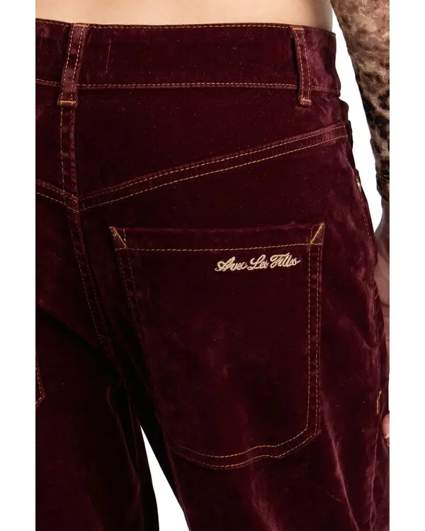 Avec Les Filles High Rise Barrel Leg Carpenter Jeans