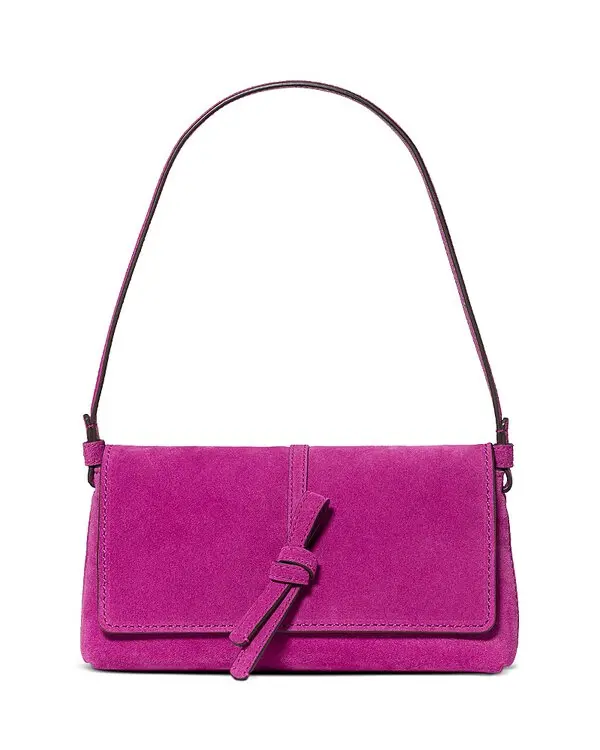 Kate Spade New York Loop Small Flap Suede Shoulder Bag