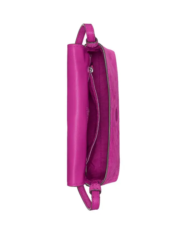 Kate Spade New York Loop Small Flap Suede Shoulder Bag