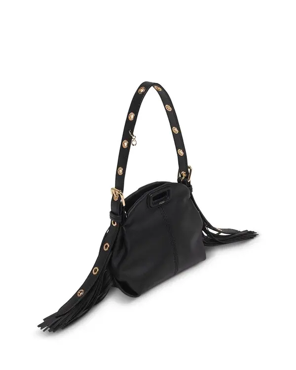 Maje Miss M Micro Leather Shoulder Bag