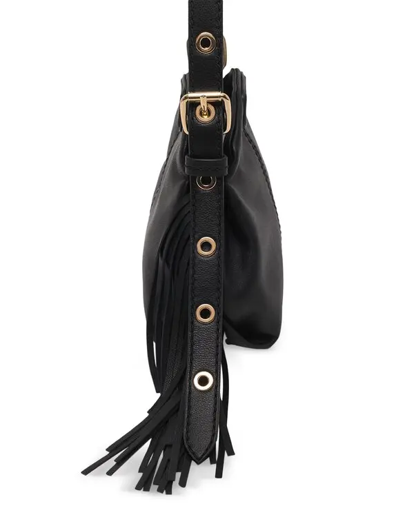 Maje Miss M Micro Leather Shoulder Bag
