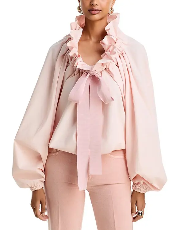 PATOU La Iconic Volume Blouse - Pink