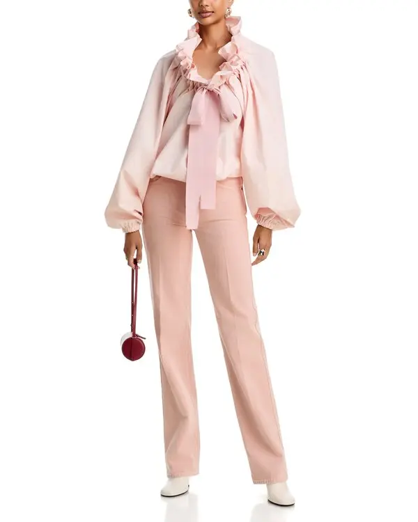 PATOU La Iconic Volume Blouse - Pink